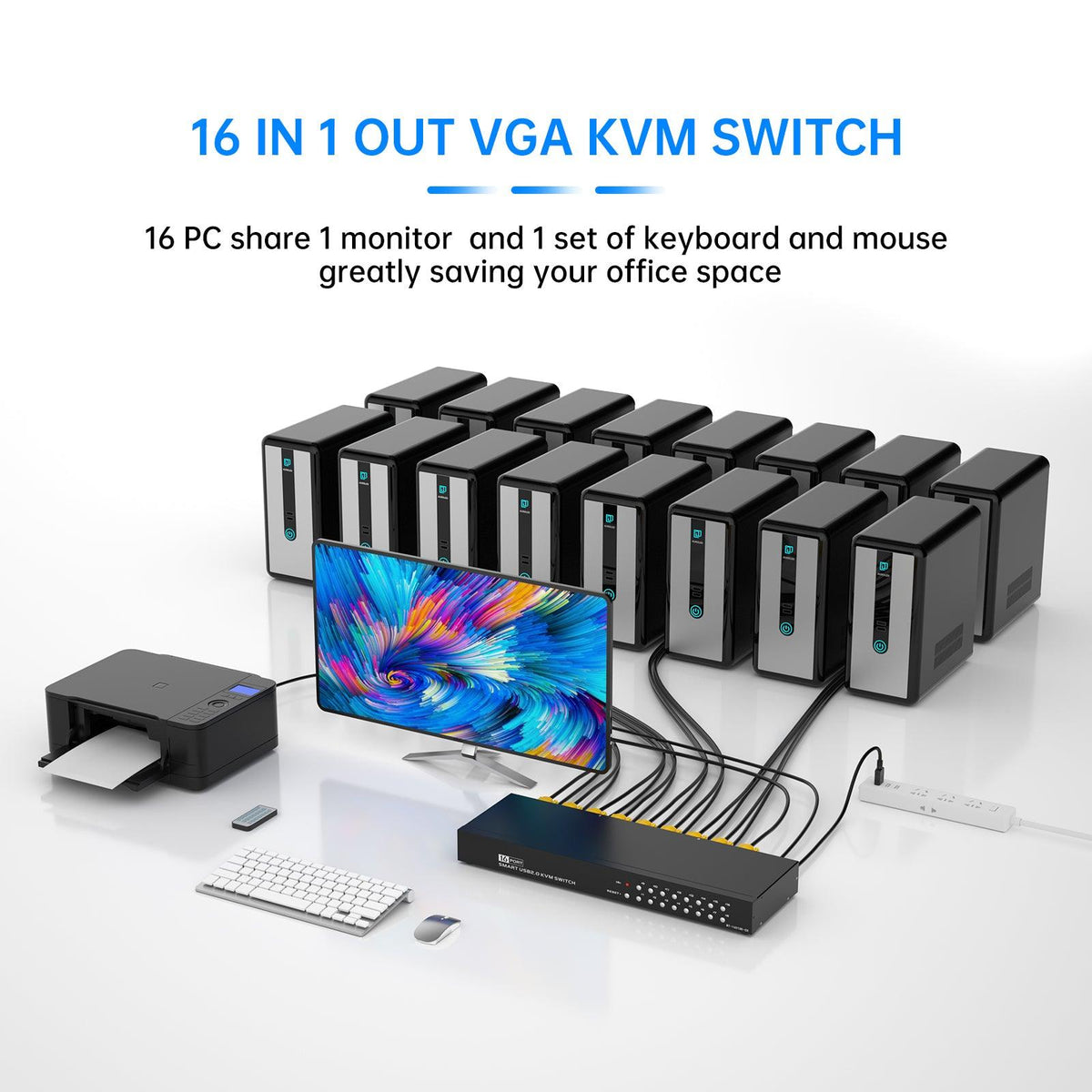 8/16 Port KVM Switch VGA/HDMI – MT-VIKI