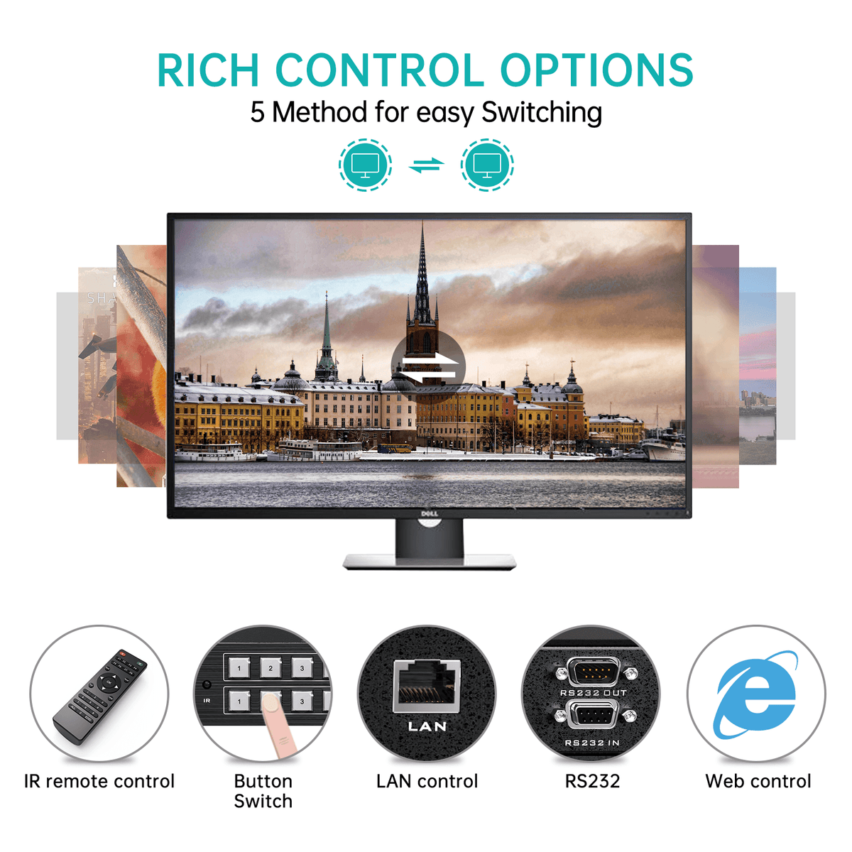 4K 30Hz HDMI Matrix Switcher 16x16,16 in 16 out with Web GUI – MT-VIKI