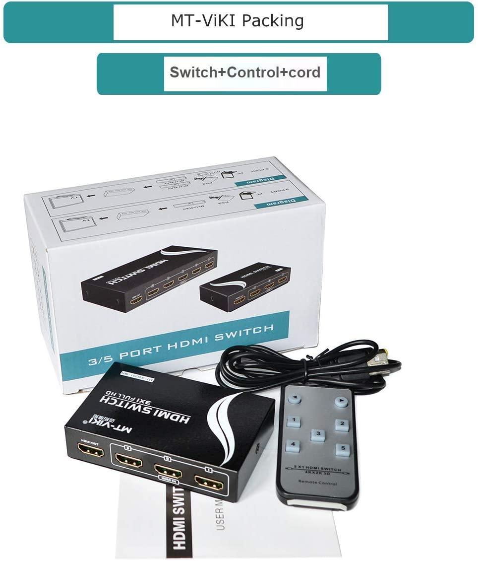 4K 30Hz 3 Port HDMI Switch Switcher 3 in 1 out Selector（SW301） – MT-VIKI
